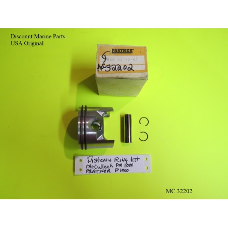 Piston & Ring Kit Partner P100 505-341267 McCulloch Pro Mac 1000 32202