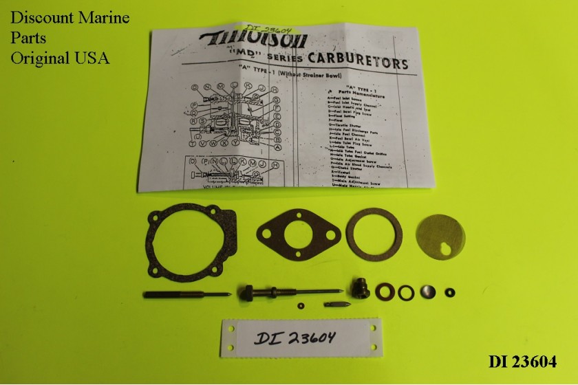 Tillotson MD79A Carburetor Elgin WestBend Outboard Carb Kit DI 23604