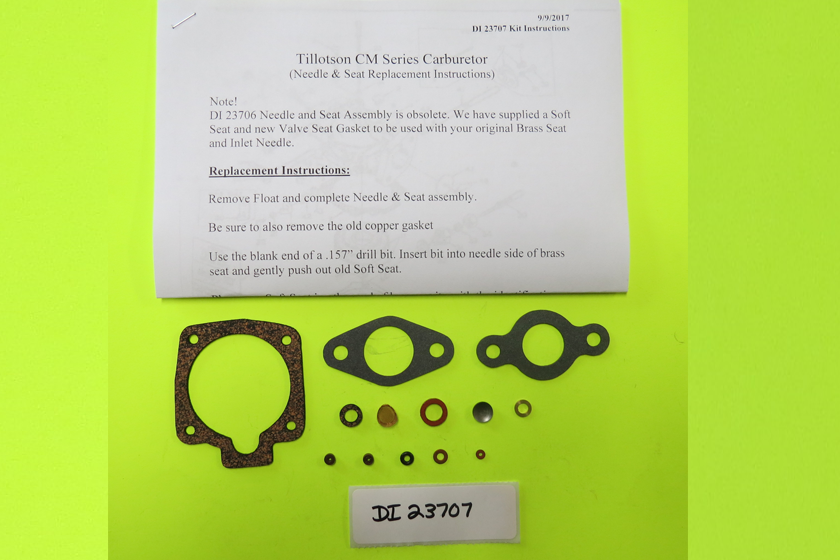 Tillotson Carburetor CM1 CM2 CM3 CM4 Continental Motors 1A08 1A016 ...