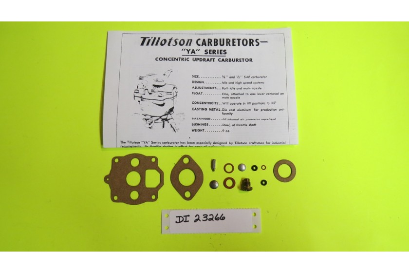 Tillotson YA5A YA8A Carburetor Lauson T600 T650 T651 T653 Outboard Carb ...