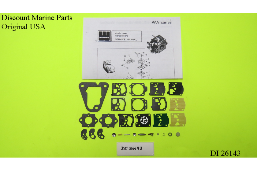 Wright 121 122A Poulan PB25 S25CVA S25D S25DA Walbro WA19 WA19A ...