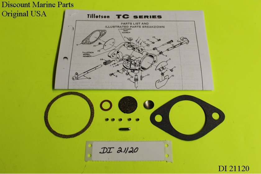 Chrysler 130HP 150HP Racing Motor Tillotson Carburetor TC1A TC1B TC3A ...