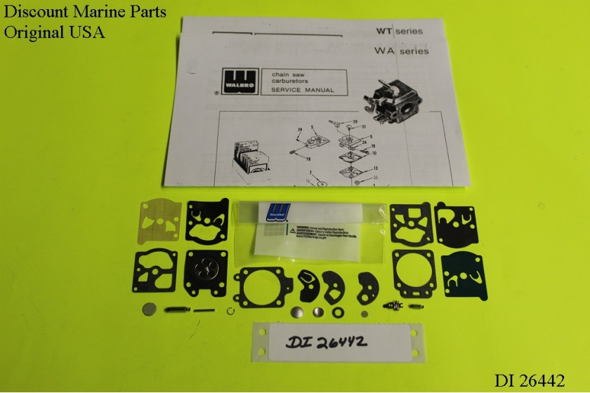 OEM Walbro K10-WAT Carburetor WT Series Carb Kit DI 26442