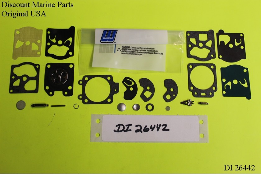 OEM Walbro K10-WAT Carburetor WT Series Carb Kit DI 26442