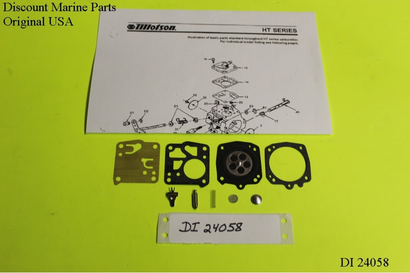 Stihl 088 Chainsaw Carburetor Tillotson HT11A HT11B Carb Kit DI 24058
