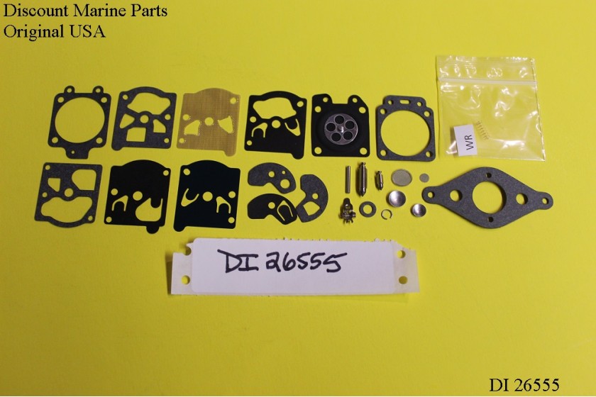 Ryobi Brushcutter 7420 7843 Carburetor Walbro WT526 WT539 Carb Kit DI 26555