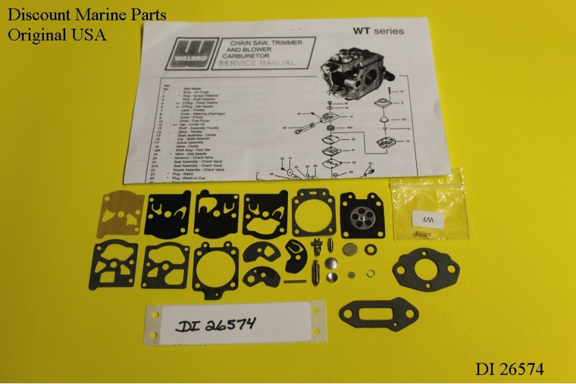 Solo Multimot 100 101 Carburetor Walbro WT64 WT 106 WT205 Carb Kit DI 26574