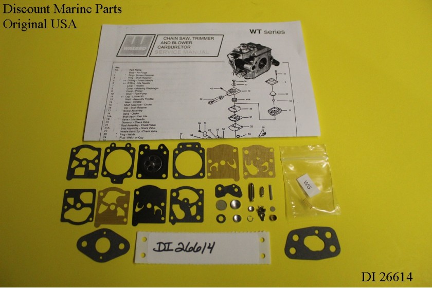 Homelite Pump AP125 Carburetor Walbro WT179 Carb Kit DI 26614