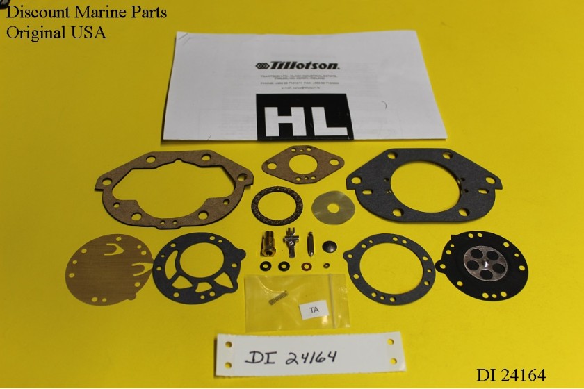 Clinton Chainsaw D55 Carburetor Tillotson HL97A Carb Kit DI 24164