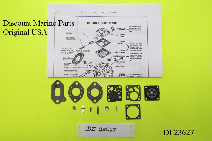 Homelite 290 340 Chainsaw Carburetor Tillotson HU63A HU63B HU63C Carb ...